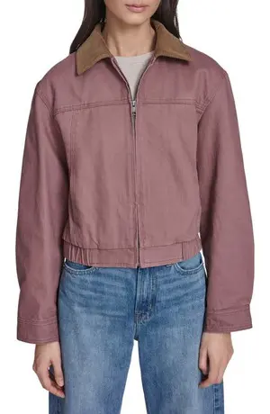 LEVI'S Corduroy Collar Chore Jacket - Mauve