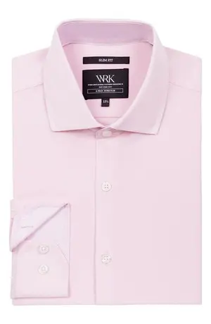 W.R.K Slim Fit Solid Performance Dress Shirt