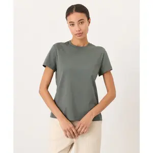 PACT Organic Cotton Softspun Essential Crewneck Tee - Castor Green