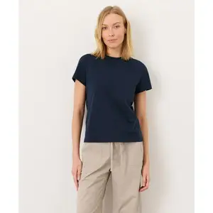 PACT Organic Cotton Softspun Essential Crewneck Tee - Navy