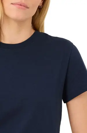 PACT Organic Cotton Softspun Essential Crewneck Tee - Navy