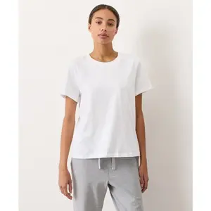 PACT Organic Cotton Softspun Essential Crewneck Tee - White