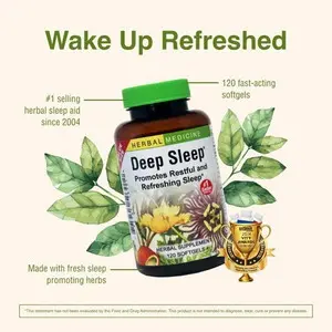 HERBS ETC. Deep Sleep Herbal Sleep Support Softgels