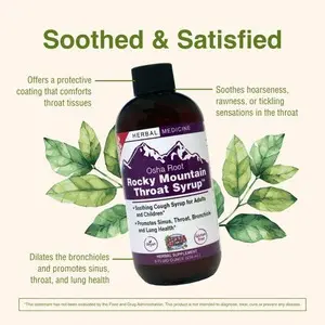 HERBS ETC. Rocky Mountain Throat Syrup, Throat & Lung Support