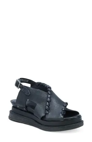 A.S.98 Lumi Platform Sandal - Black