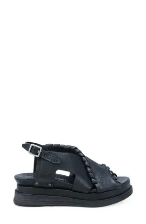 A.S.98 Lumi Platform Sandal - Black