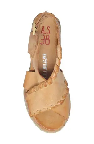 A.S.98 Lumi Platform Sandal - Camel