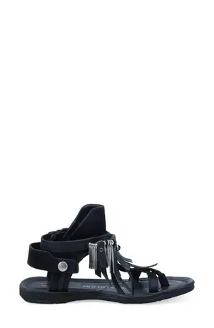 A.S.98 Raleigh Ankle Strap Sandal - Black