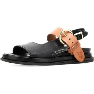 A.S.98 Seger Quarter Strap Sandal Black