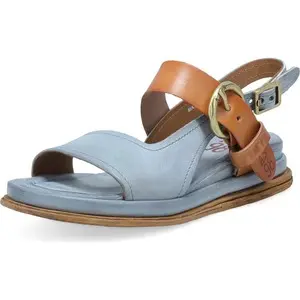 A.S.98 Seger Quarter Strap Sandal - Sky