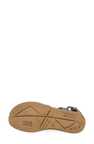 A.S.98 Sullivan Ankle Strap Sandal - Brown
