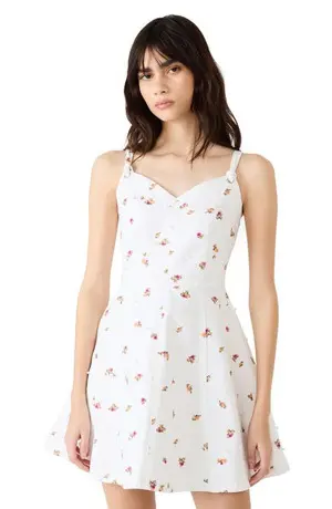 Steve Madden Harley Floral Fit & Flare Minidress