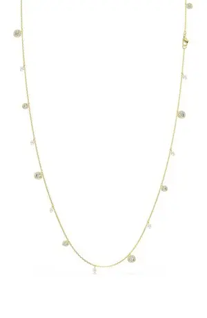 SWAROVSKI Una Angelic Strandage Necklace - Gold/white