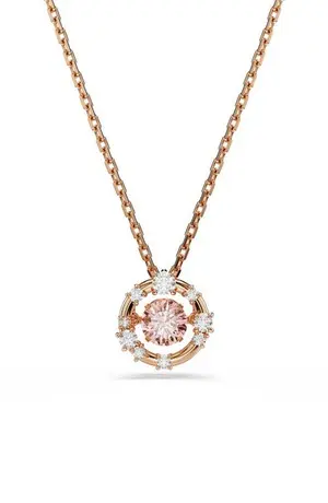 SWAROVSKI Constella Crystal Pendant Necklace - Rose Gold
