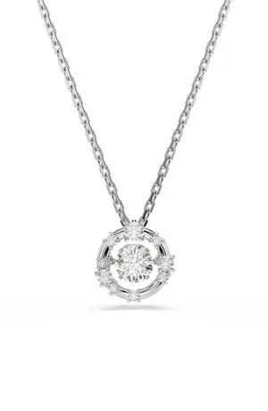 SWAROVSKI Constella Crystal Pendant Necklace - Silver/white