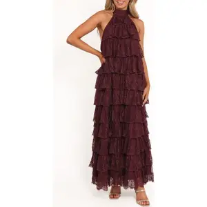 PETAL & PUP Zoella Ruffle Tiered Maxi Dress