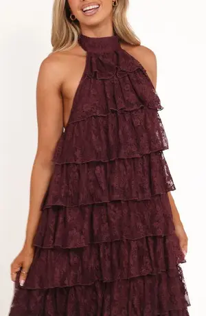 PETAL & PUP Zoella Ruffle Tiered Maxi Dress