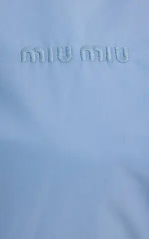 Miu Miu Cotton Poplin Top