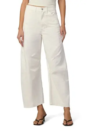 Joe's Jeans The Bowie High Waist Ankle Barrel Jeans - Milk
