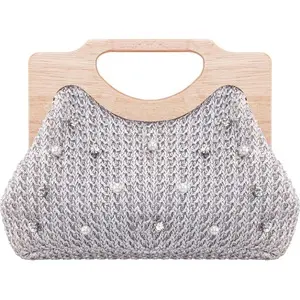 Nina Solei Clutch - Silver
