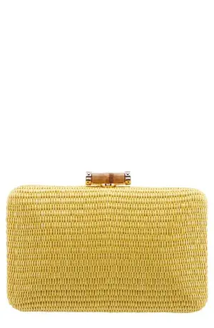 Nina Malia Frame Clutch - Maize