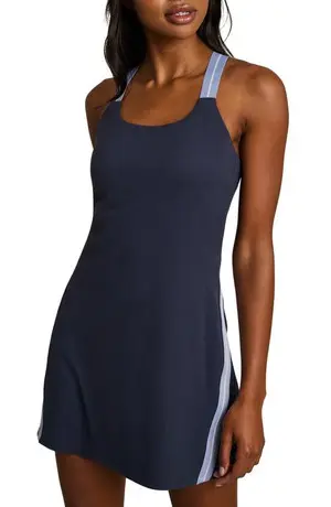 RHONE Cross Back Sports Dress - Navy Blue