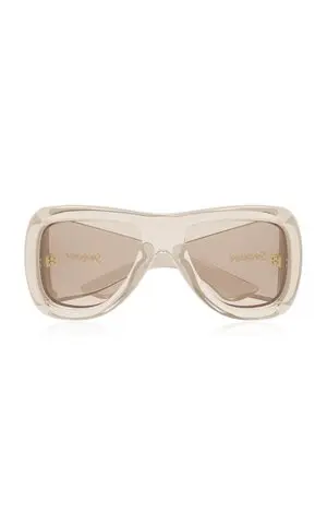 Saint Laurent Howl Mask-frame Sunglasses - Clear