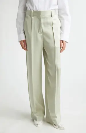 JIL SANDER Fluid Tailored Pants - Pastel Green