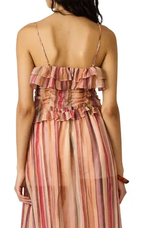 Steve Madden Shilloh Stripe Ruffle Camisole