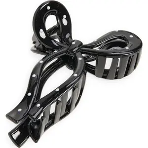 Bp. Bow Claw Clip - Black- Ivory