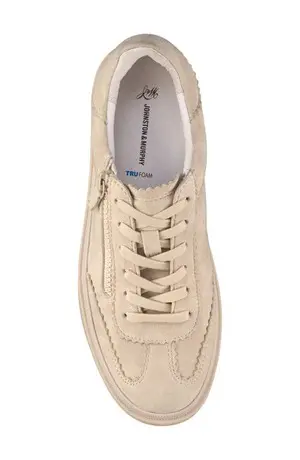 Johnston & Murphy Suede Sneakers With Zipper