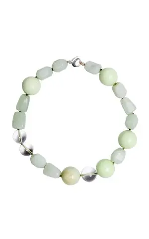 DON'T LET DISCO Jade Orbs Necklace Sequence - Green