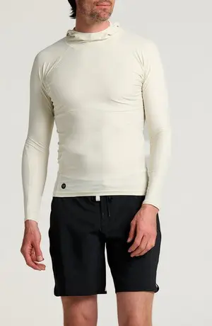 FREE FLY Pinnacle Hooded Rashguard - Birch
