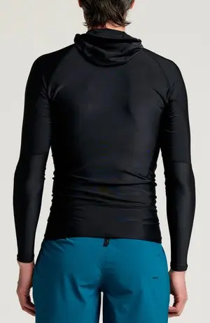 FREE FLY Pinnacle Hooded Rashguard - Black