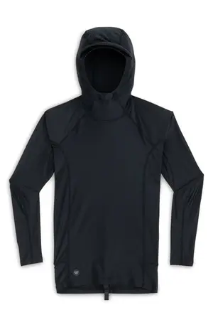 FREE FLY Pinnacle Hooded Rashguard - Black