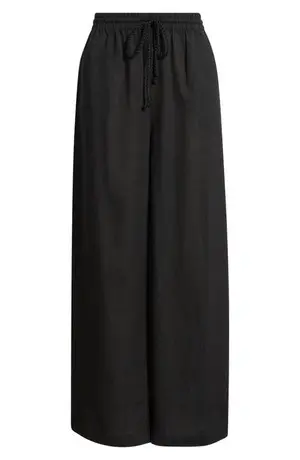 Nordstrom Flowy Cover-up Pants - Black