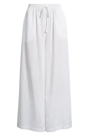 Nordstrom Flowy Cover-up Pants - White