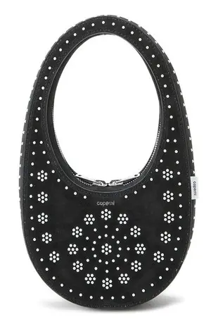 Coperni Mini Swipe Crystal Studded Top Handle Bag