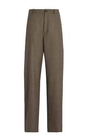 Ralph Lauren Leandre Birdseye Tweed Pants - Taupe