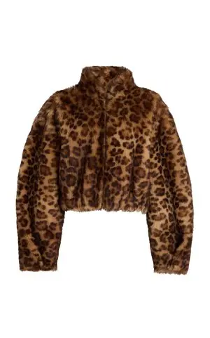 Ralph Lauren Leopard-print Shearling Coat