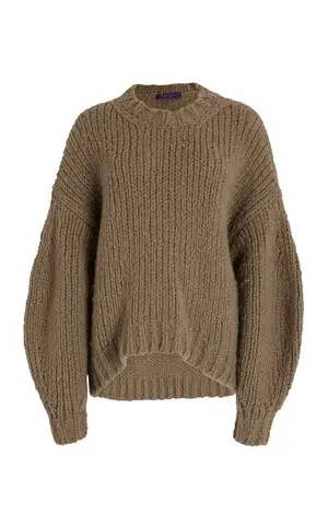 Ralph Lauren Chunky-knit Cashmere Sweater - Taupe