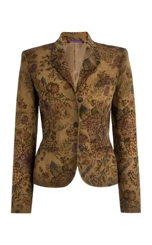 Ralph Lauren Maurice Floral Tapestry Jacket - Taupe