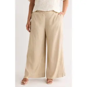 Vince Camuto Wide Leg Pants - Camel