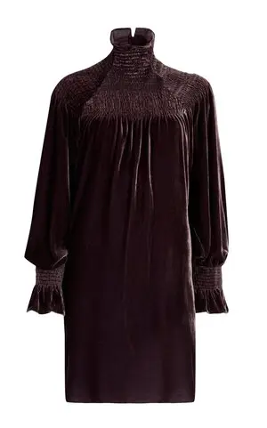 Ralph Lauren Tarah Embellished Mini Dress - Purple