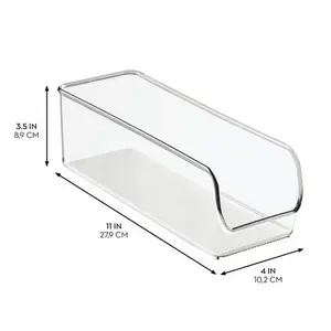 LINUS Narrow Pantry Bin For Kitchen Or Cabinet Storageset Of 4