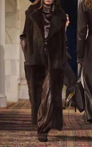 Ralph Lauren Carinne Shearling Coat