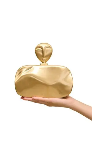 Cult Gaia Eve Clutch - Gold