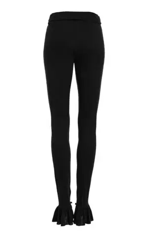 MEL USINE Guarin Ruffled Stretch Jersey Leggings