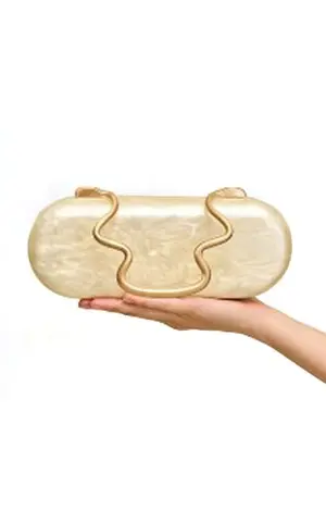 Cult Gaia Ilaria Handheld Clutch - Ivory