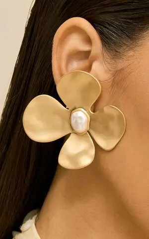 Cult Gaia Lucky Earring - Gold